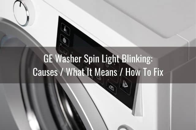 Ge Washer Spin Light Blinking