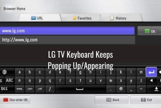 LG TV Keyboard (Keeps Popping Up/Not Showing/Not Working/How To ...