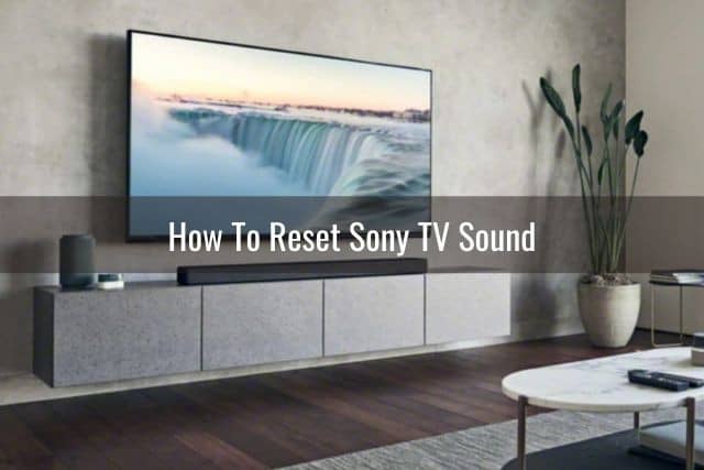 How To Reset Sony TV - Ready To DIY