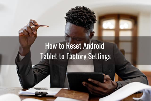 How to Reset Android Tablet - Ready To DIY