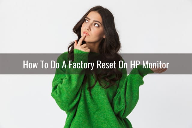 How To Reset HP Monitor - Ready To DIY