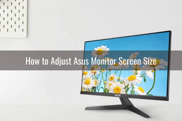How to Reset/Adjust Asus Monitor - Ready To DIY