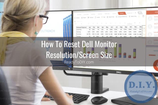 How To Reset Dell Monitor - Ready To DIY