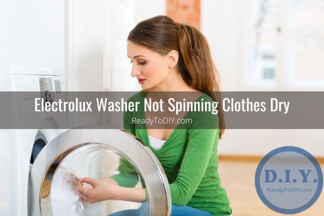 Electrolux Washer Spin Problems (How to Fix) - Ready To DIY