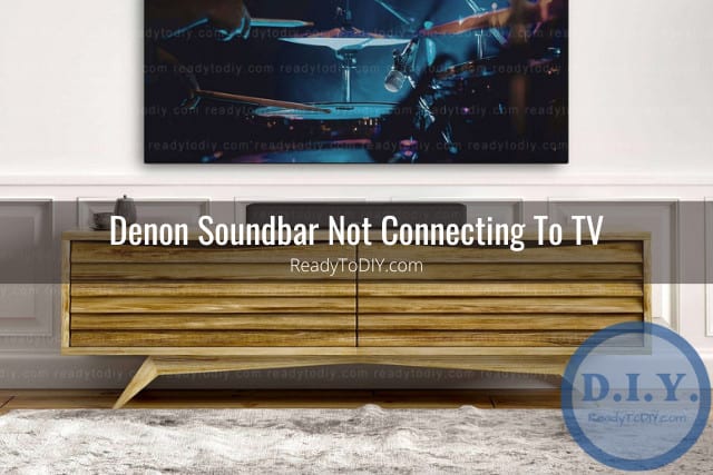 Denon Soundbar Not Working (How To Fix/Reset) - Ready To DIY