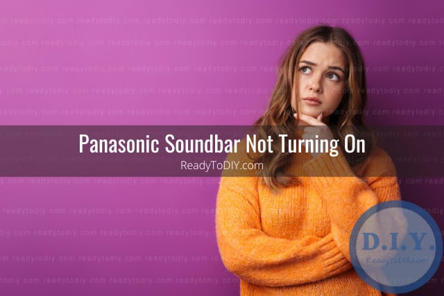 Panasonic Soundbar Not Working (How To Fix/Reset) - Ready To DIY