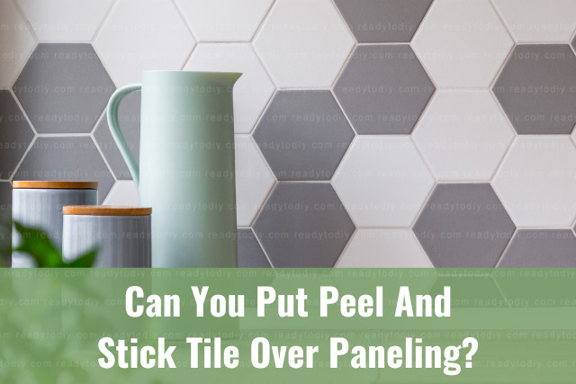 Can You Put Peel And Stick Tile Over Paneling? (How To) - Ready To DIY