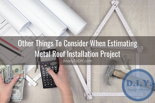 Metal Roof Cost Estimator / Calculator - Ready To DIY