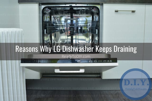 LG Dishwasher Keeps Draining (How To Fix) - Ready To DIY